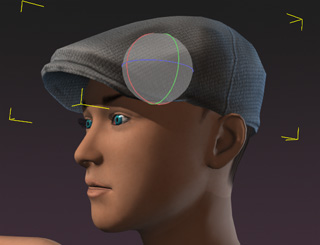 Gizmo of Objects in Preview Window