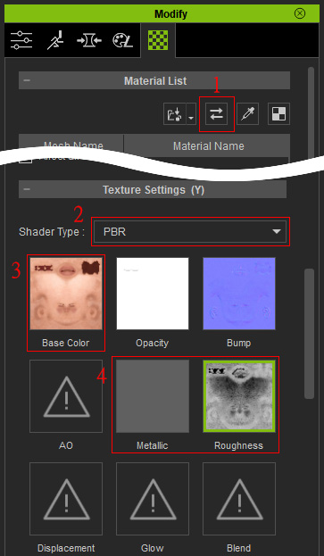 The Introduction of PBR Related User Interface