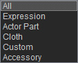 Morphs Tab