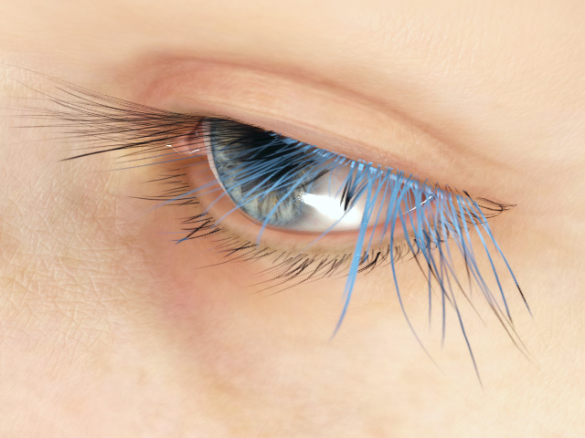 Settings in Appearance Editor - Eyelash