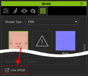 Using sRGB to Correct Images