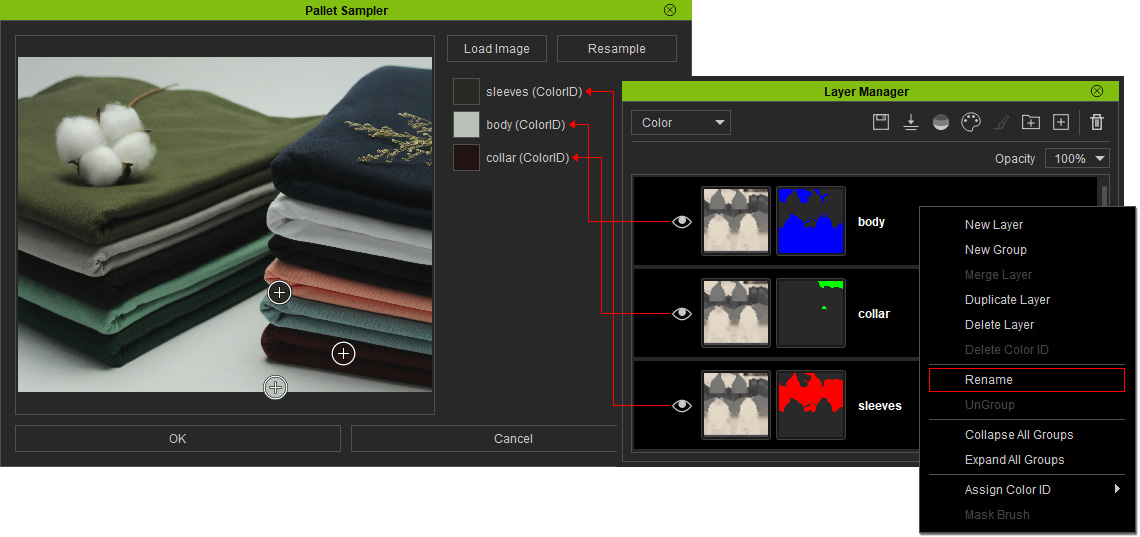 Managing Layers