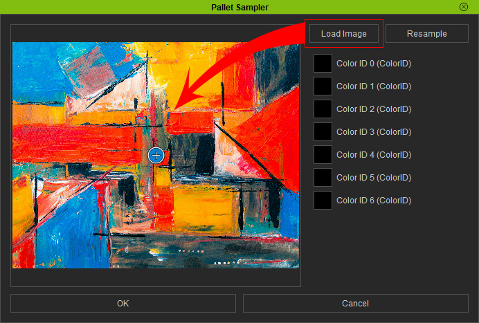 Using Palette Sampler