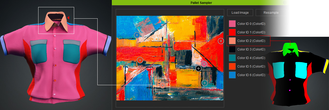Using Palette Sampler