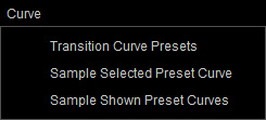 Curve Menu