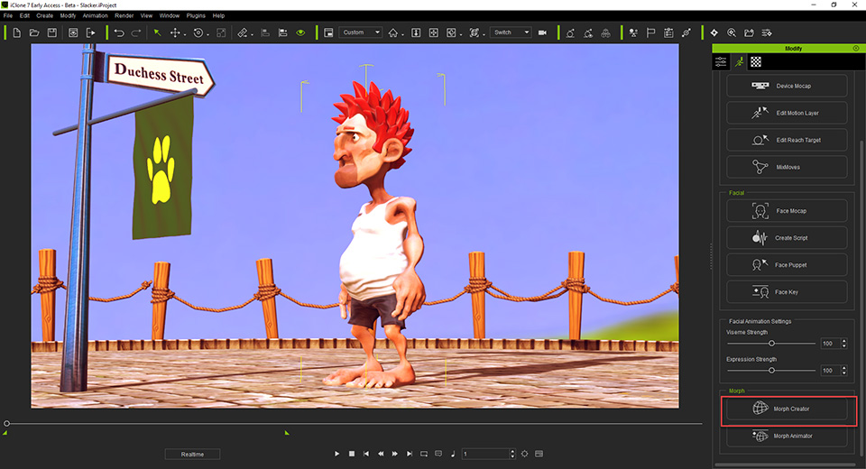 Importing Contents to Morph Creator