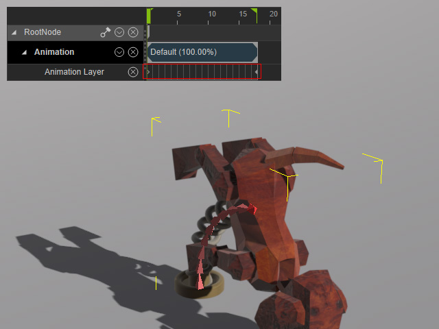 Custom Key Pose Edit and Transition Curve