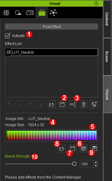 The Introduction of LUT User Interface