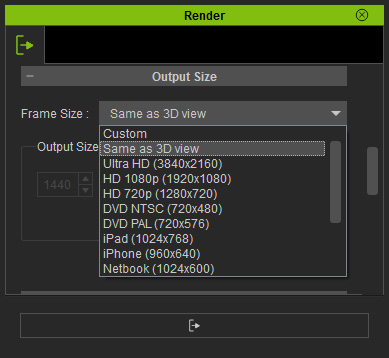 Rendering View-port
