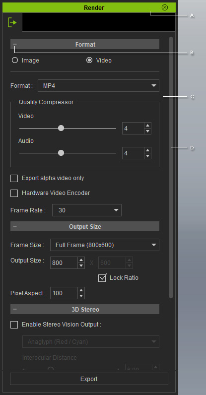 Render Panel