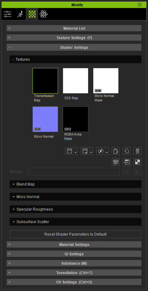 Resetting Textures