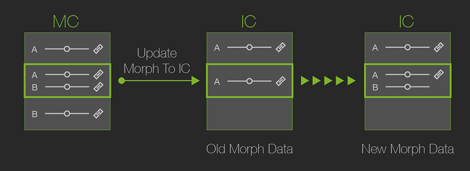 Sending and Updating Morph Data