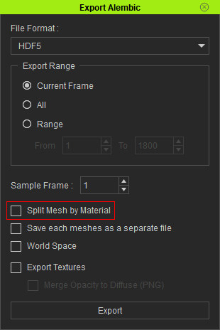 Splitting Mesh by Material