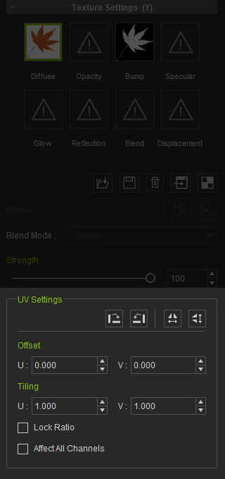 Texture Channel UV Offset and Tiling