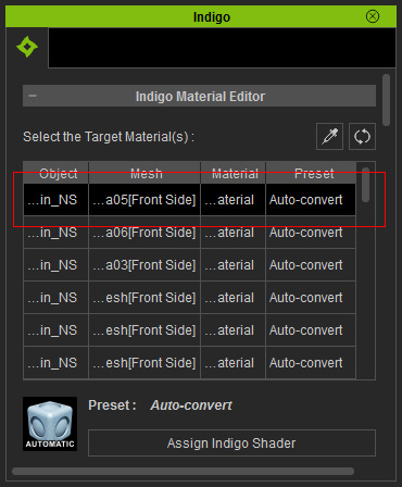 Applying Indigo Shaders Provided by iClone