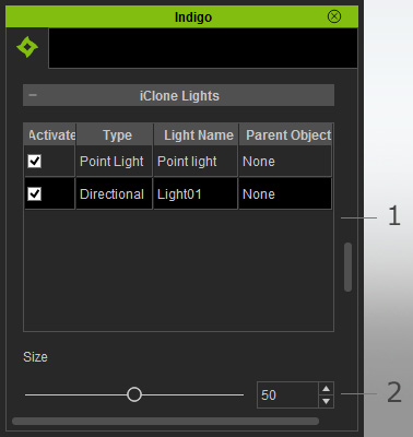 iClone Lights User Interface Introduction