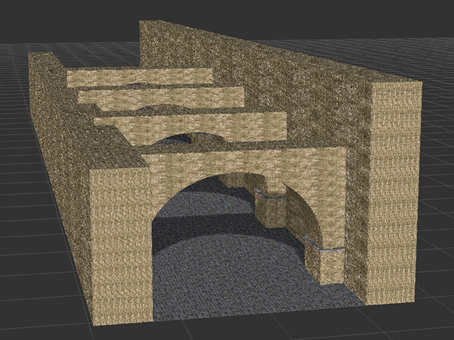 Building Scene with 3D Blocks