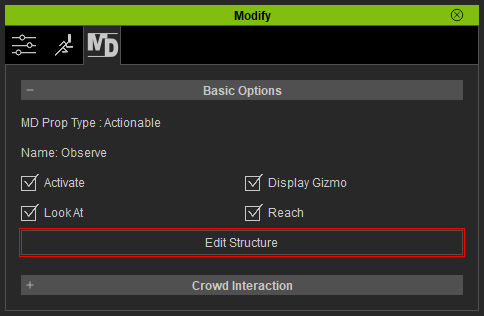 Editing MD Prop Structure