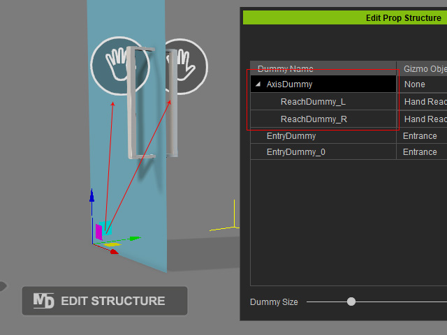 Editing MD Prop Structure