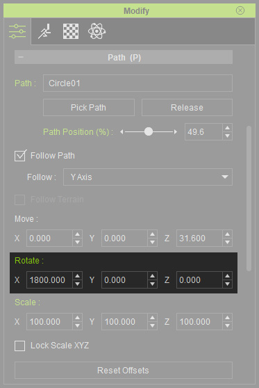 Blending Angle Offset Keys