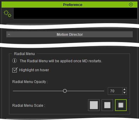 Radial Menu Basic Layout Introduction