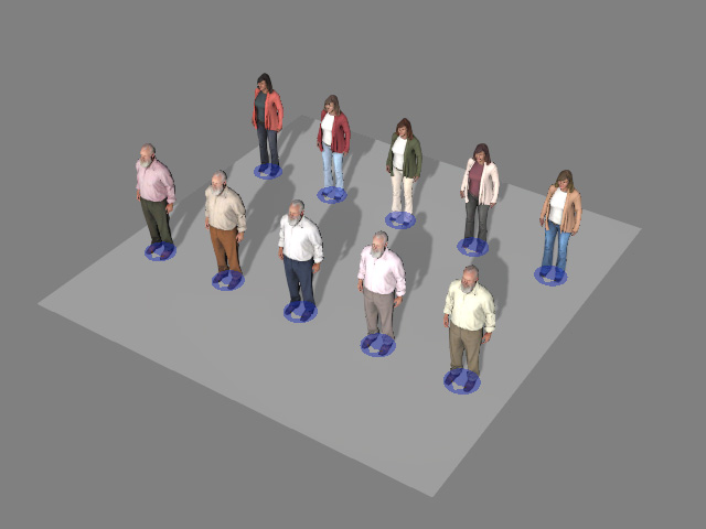 Deploying Actors with Variant Materials