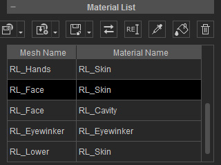 Retrieving Material Settings