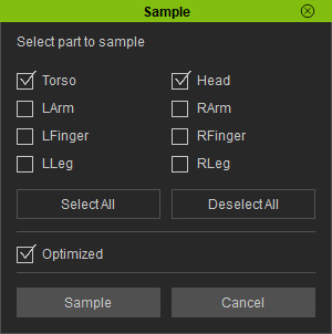 Clip Sampling Options