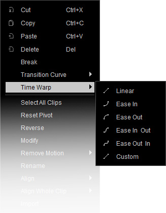 Time Warp for Motion Clips