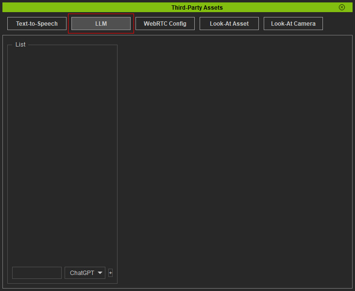 Creating LLM (Large Language Model) Asset